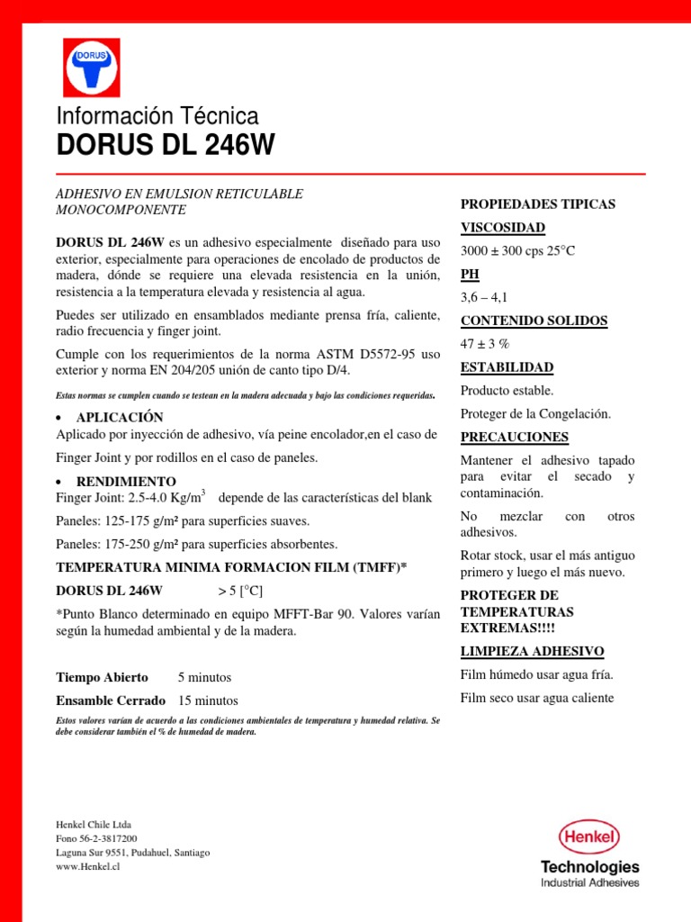 Dorus DL 246W | PDF