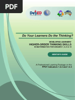 S2C - SD - SOLO and HOTS in The Classroom | PDF | Menstrual Cycle ...