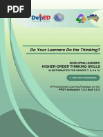 Grade 10 Melcs Enhanced Mathematics | PDF | Polynomial | Zero Of A Function