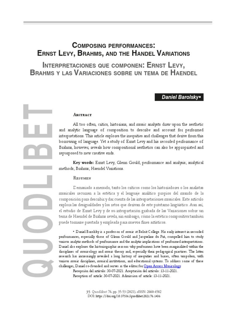 Composing Performances | PDF