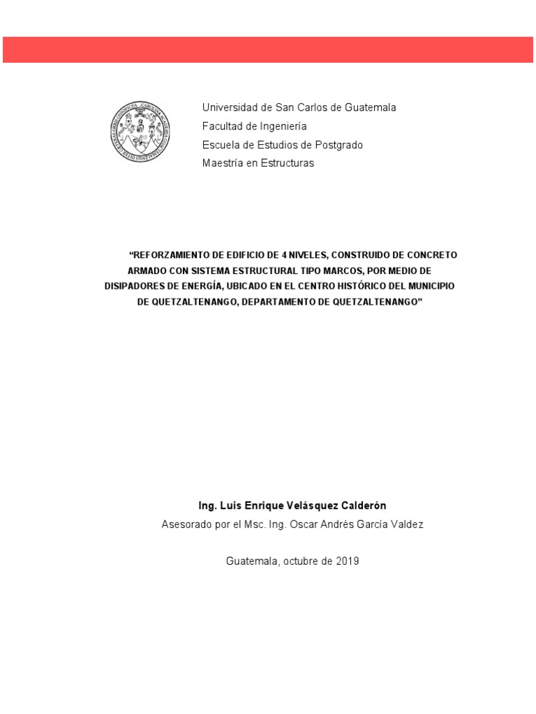 Luis Enrique Velásquez Calderón | PDF