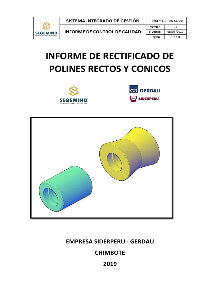 Recuperación de Polines Rectos y Cónicos (Ot-038) | PDF | Tecnología