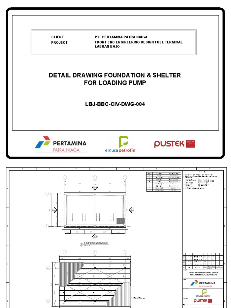 LBJ-BBC-CIV-DWG-004 Rev.1 Detail Drawing Foundation & Shelter For ...