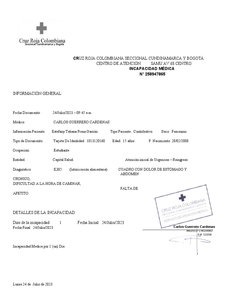 Cruz Roja Colombiana Seccional Cundinamarca Y Bogotá Centro de Atención ...