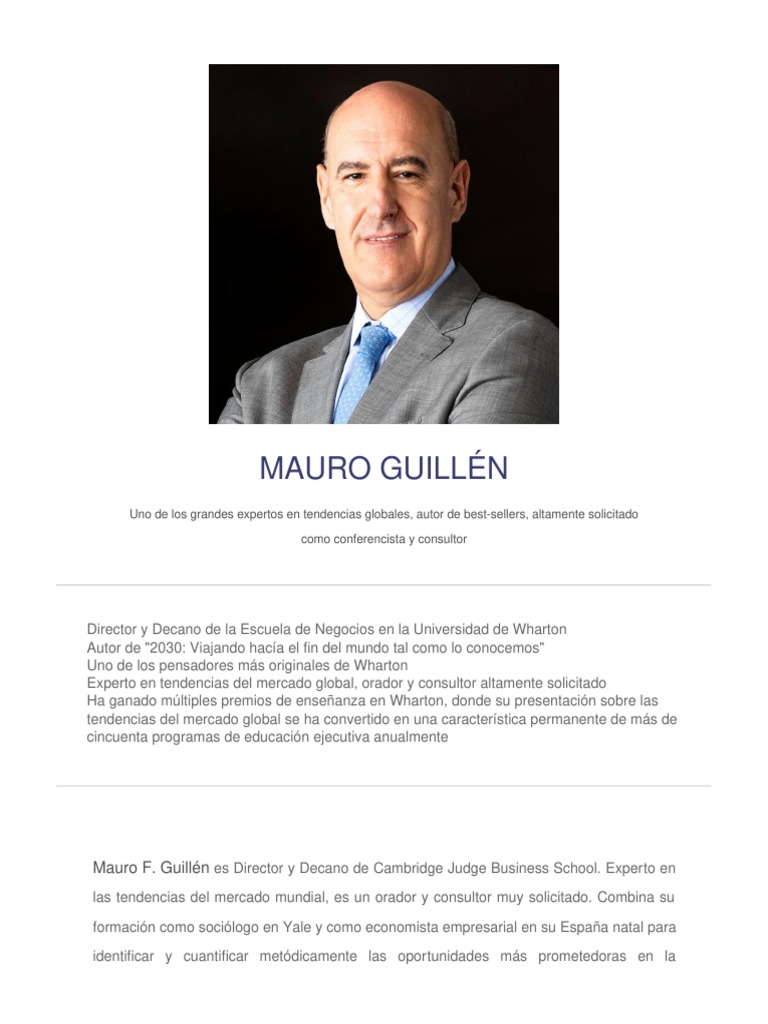 Mauro Guillen | PDF | Economias