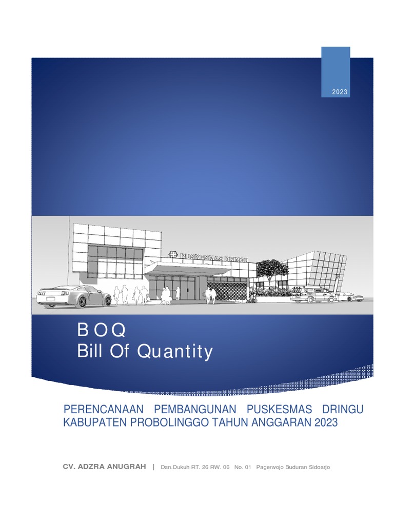 Boq Gedung | PDF