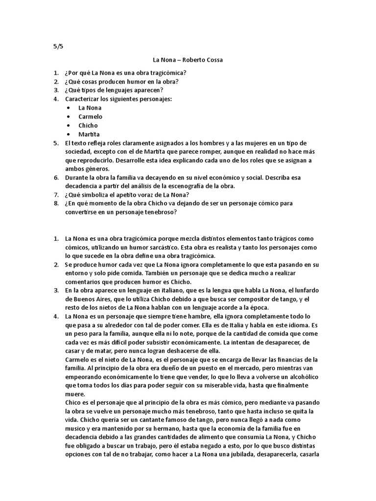 La Nona | PDF | Humor