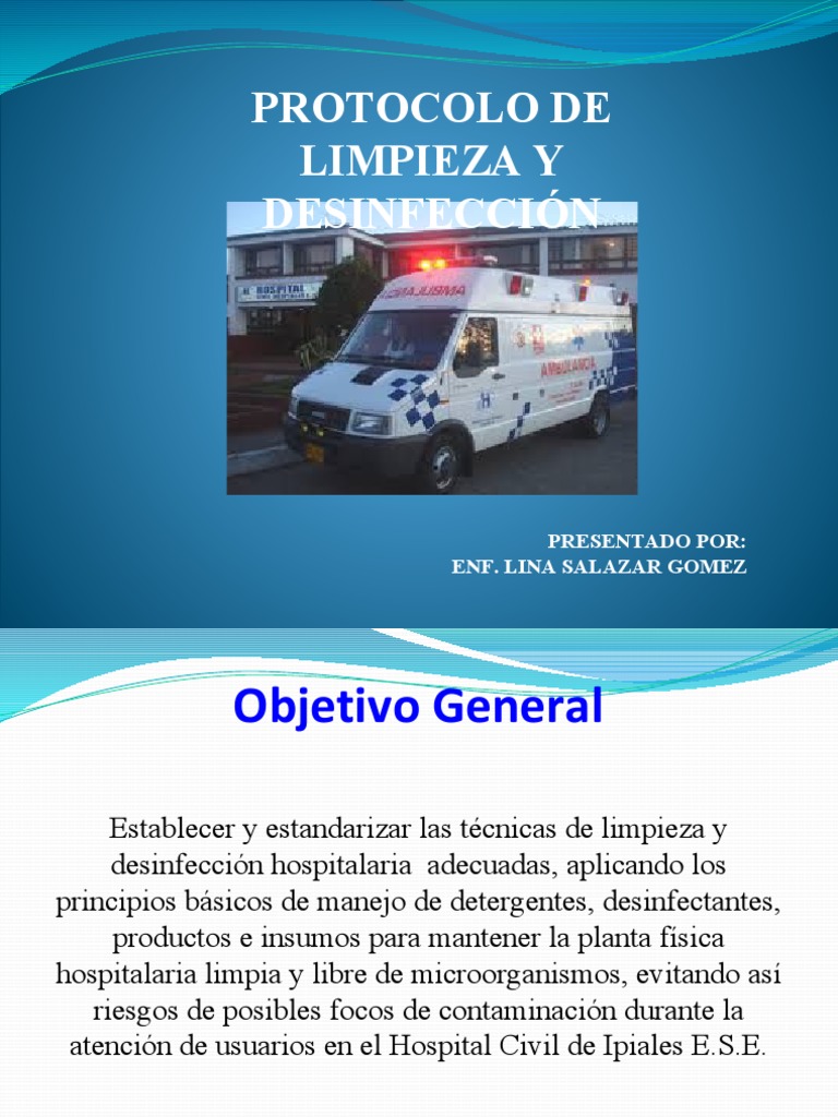 Limpieza y Desinfeccion Ambulancias | PDF
