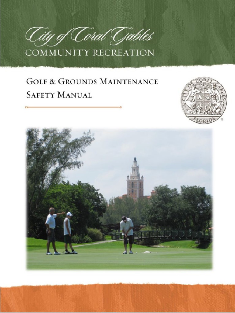 Golf Course Maintenance Safety Checklist | PDF