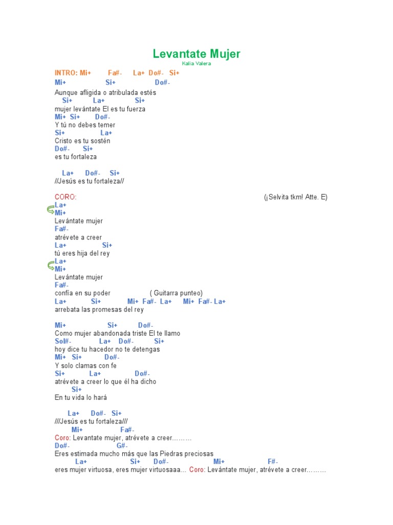 Levantate Mujer | PDF