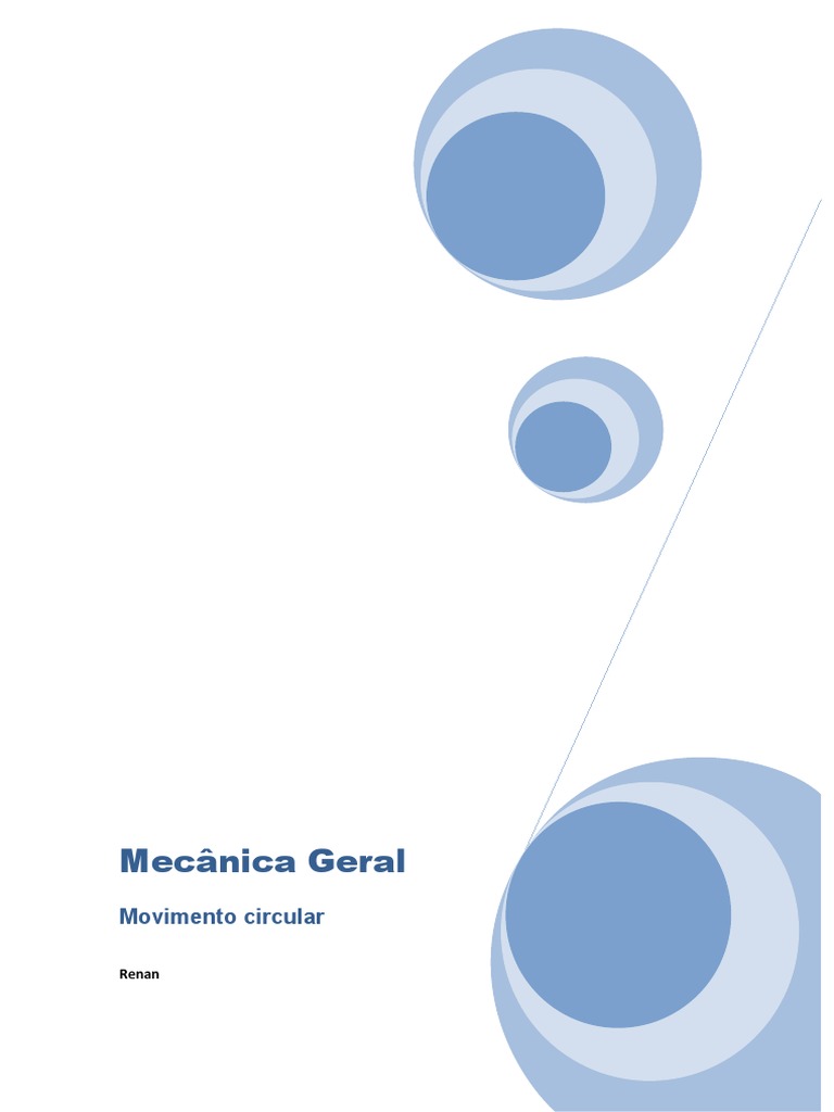 Aula 2 Apostila de Movimento Circular | PDF | Deslocamento (vetor ...