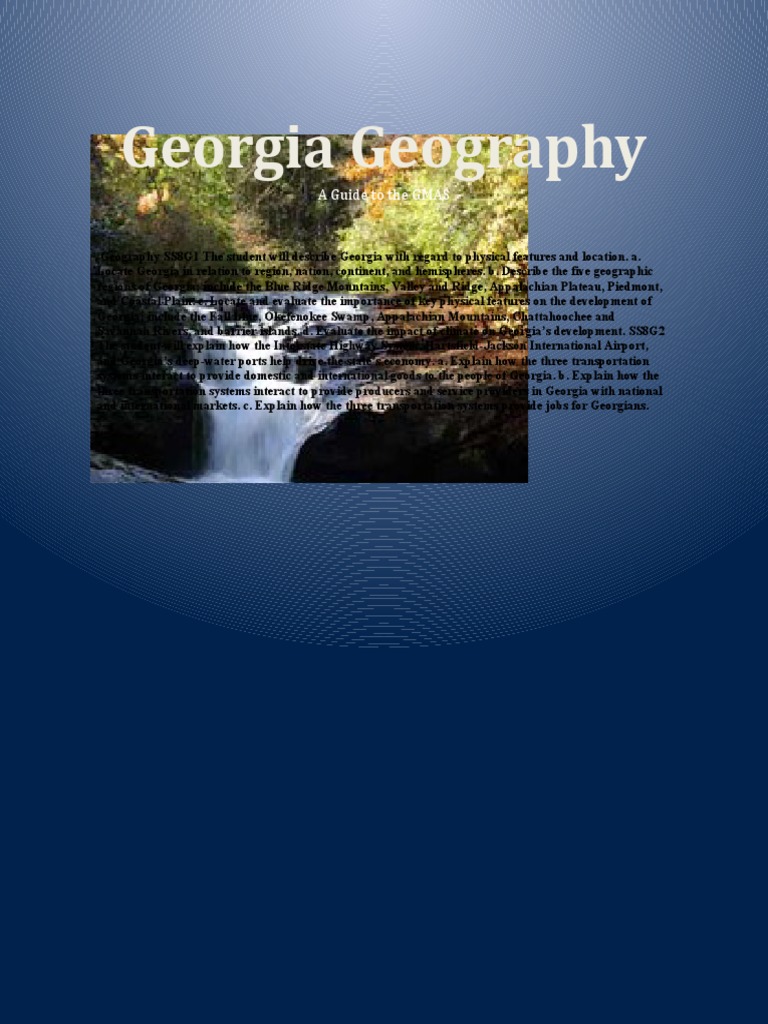 Georgia Geography E-Book | PDF