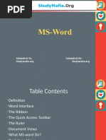 Microsoft Word 2008 User Guide | PDF | Microsoft Word | Hyperlink