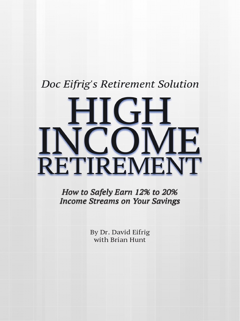 High Income Retirement | Download Free PDF | Option (Finance) | Put Option