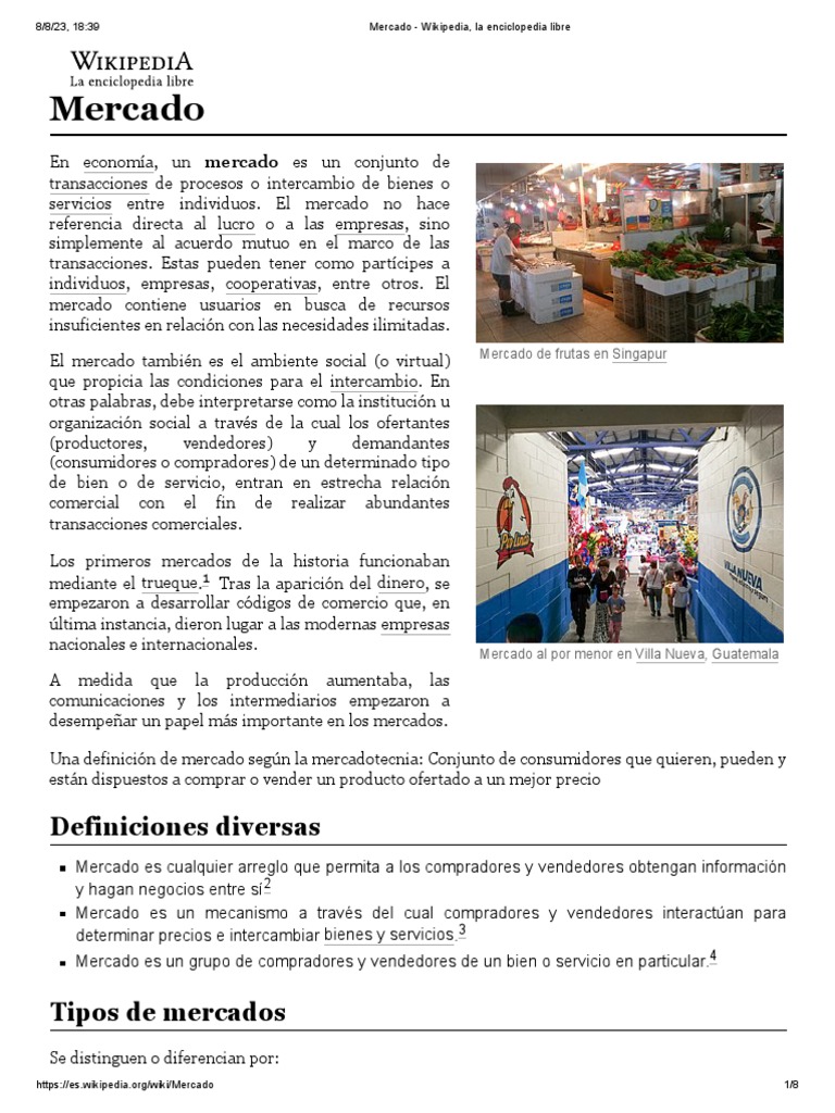 Mercados | PDF