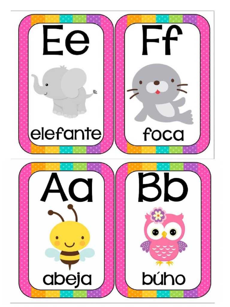 Abecedario Preescolar | PDF
