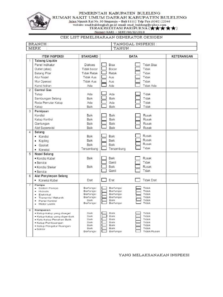 Inspeksi Gas Medis | PDF | Sains & Matematika | Komputer