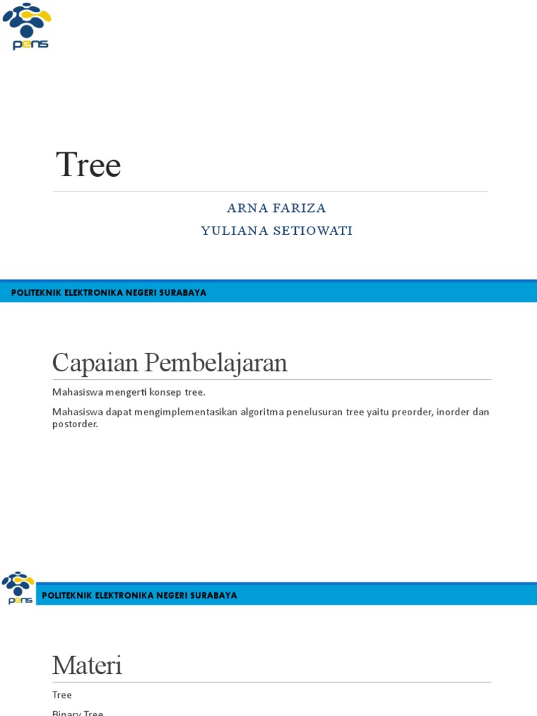 Konsep dan Traversal Tree | PDF