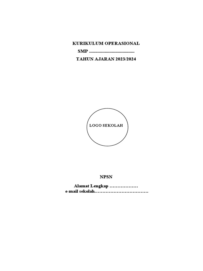 Contoh Kosp 2023 | PDF