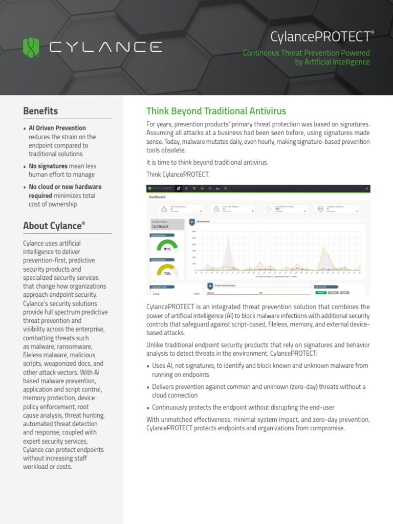Cylance PROTECT | PDF | Malware | Security