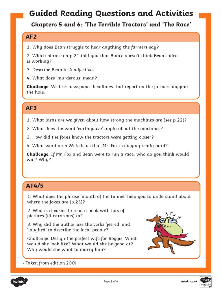 t2 e 1030 Guided Reading Questions Chapters 5 and 6 To Support Teaching ...