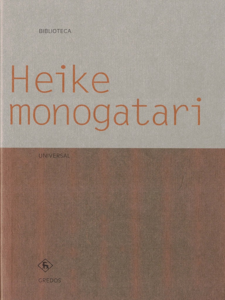 Heike Monogatari (Gredos Ed.) - Text | PDF