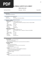 Material Safety Data Sheet: National Plastic Emulsion | PDF | Water | Paint