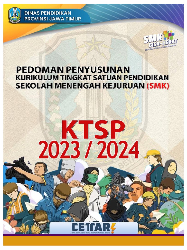 PEDOMAN PENYUSUNAN KTSP TAHUN 2023 - 2024 SIAP EDAR | PDF