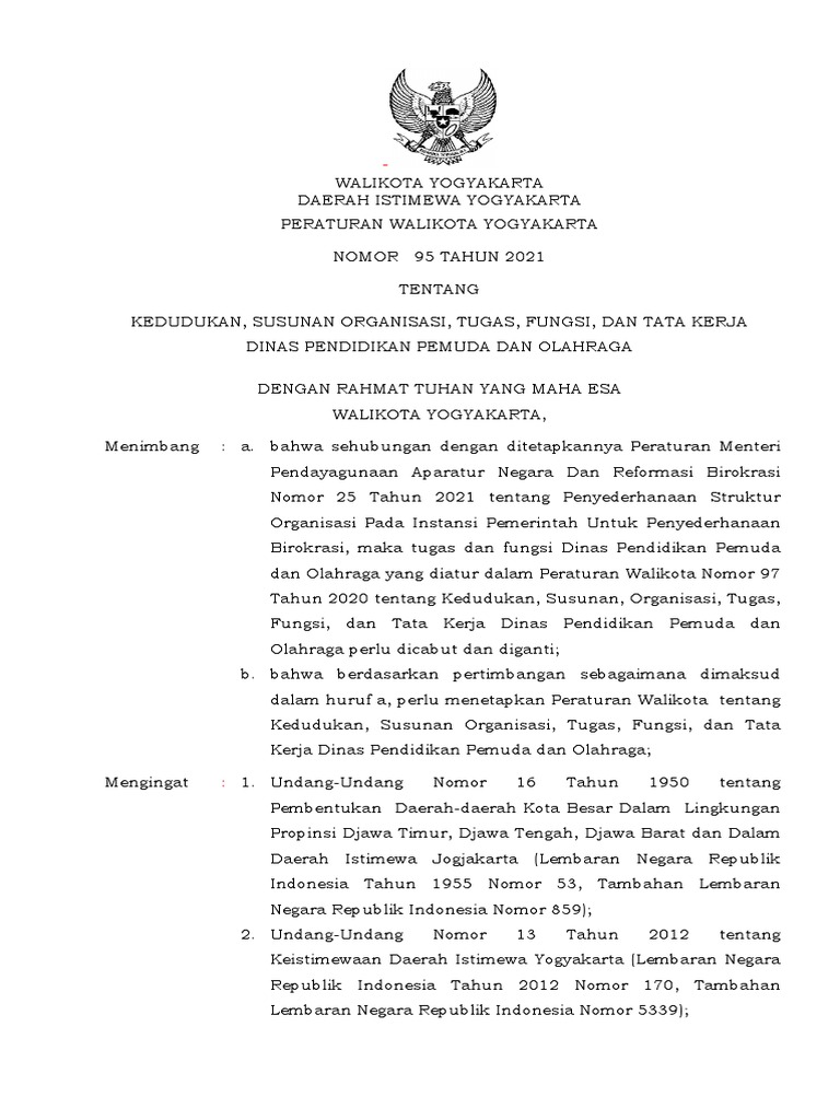 Tusi Dindikpora Tahun 2021 Kota Yogyakarta | PDF Tusi Dindikpora Tahun 2021 Kota Yogyakarta | PDF