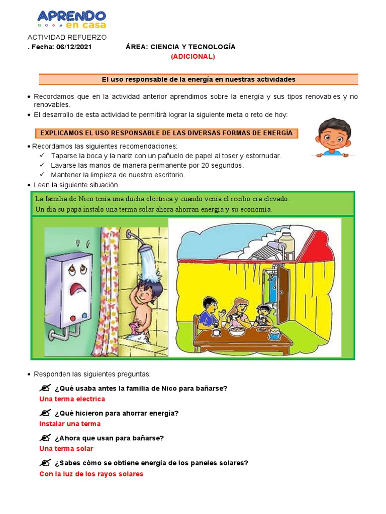 ACTIVIDAD C y T 6-12-21 | PDF | Tecnología e ingeniería