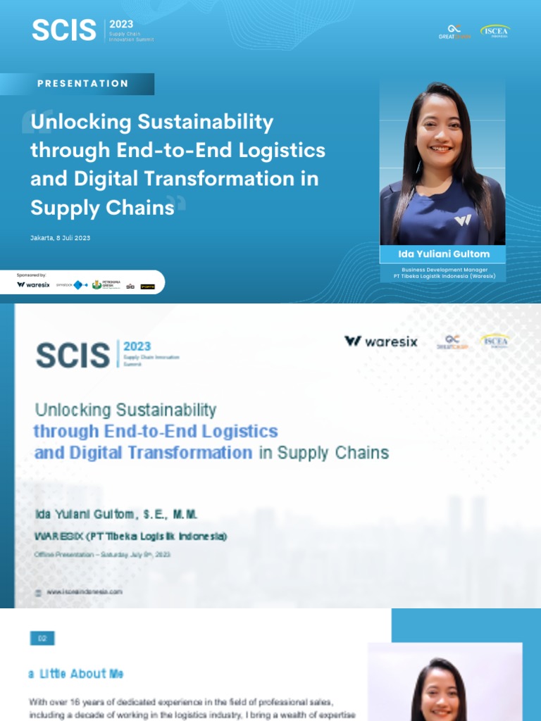 SCIS 2023 Waresix Unlocking Sustainability | PDF