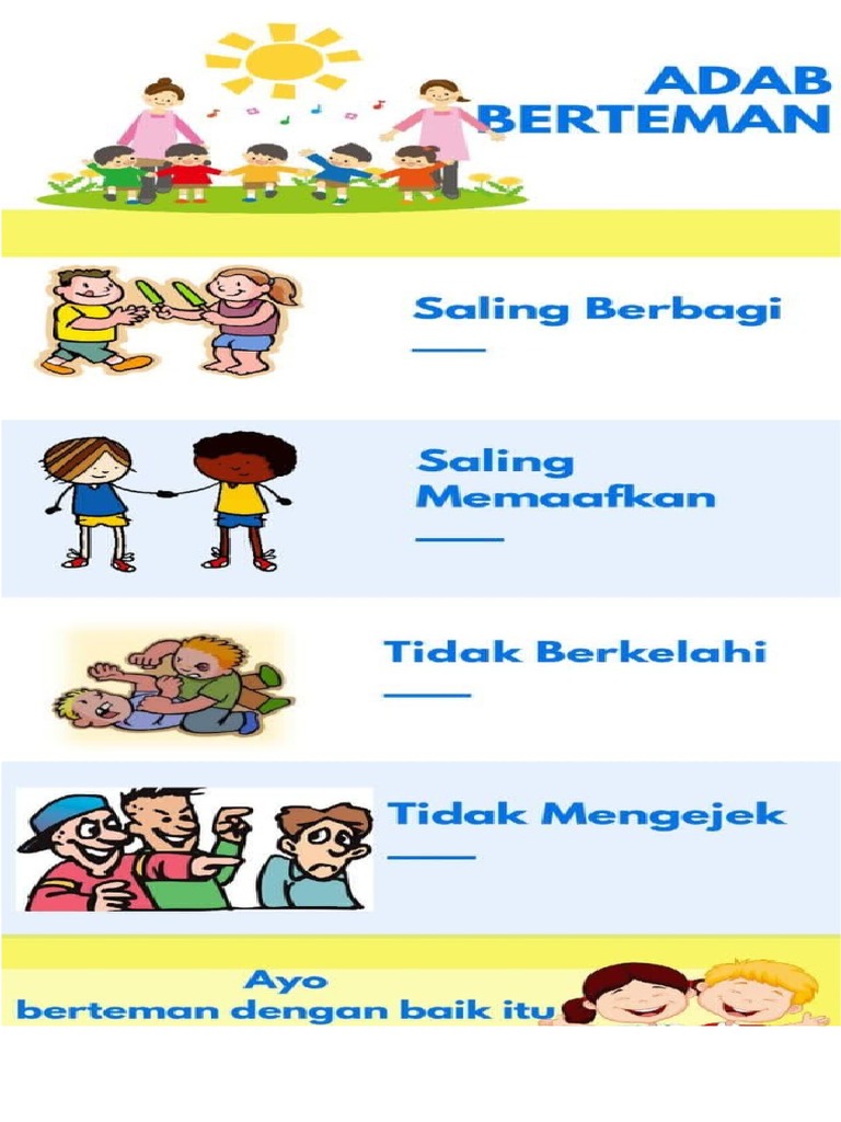 Adab Berteman | PDF