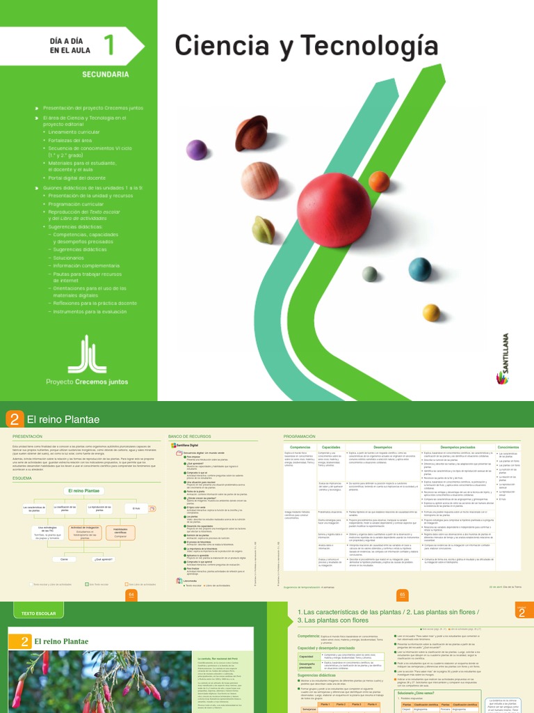 Santillana - 1° Guía 2 | PDF