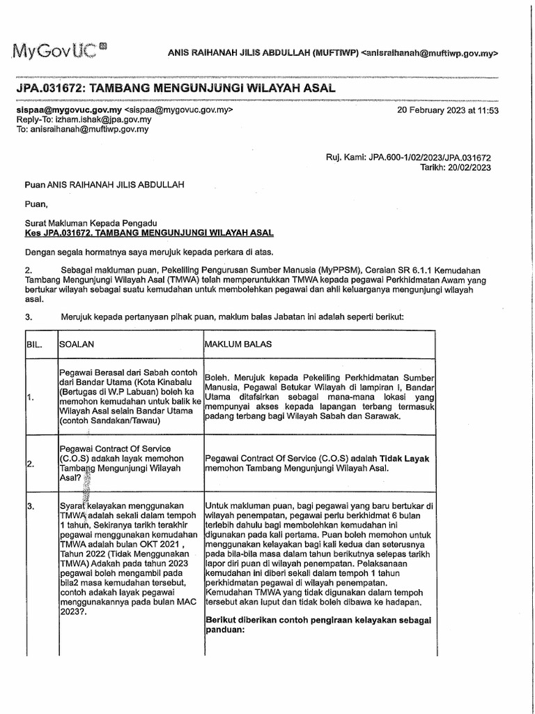 Jpa.031672 - Tambang Mengunjungi Wilayah Asal | PDF