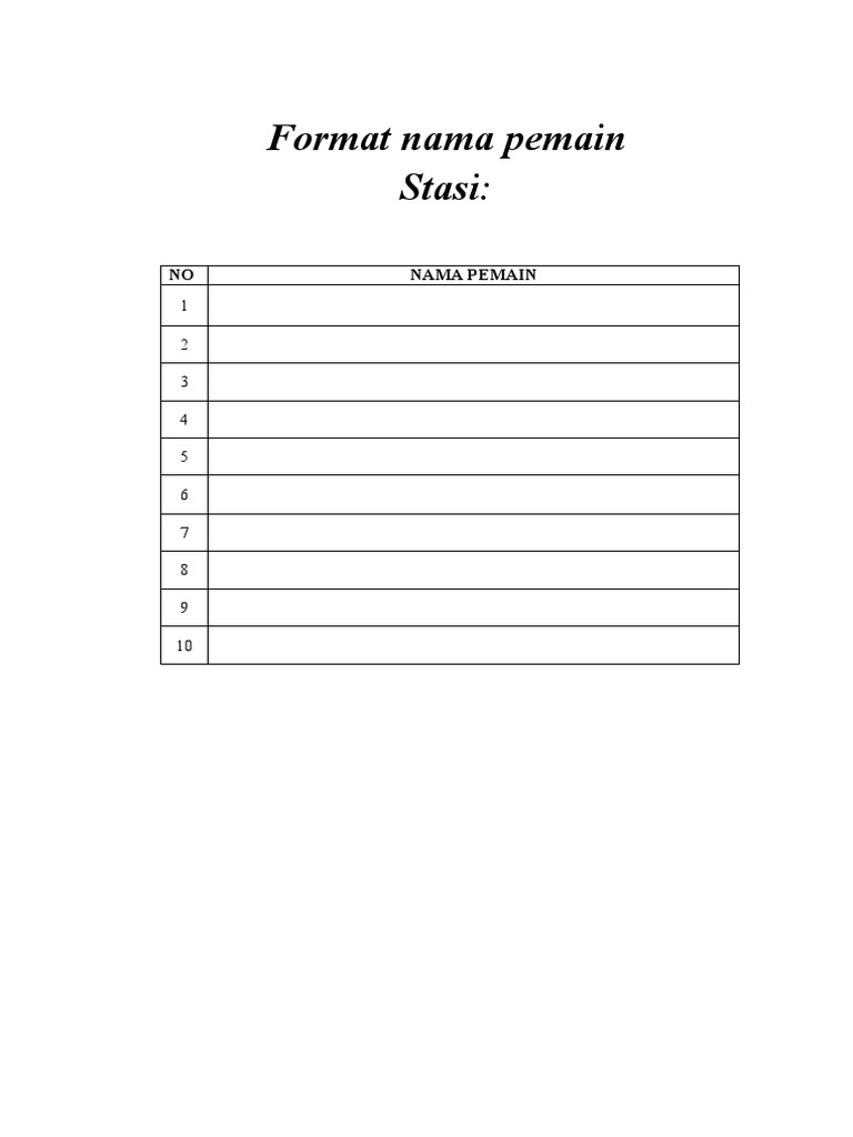 Line Up Futsal | PDF