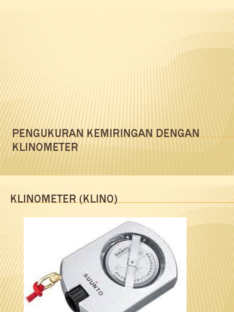 Praktikum Ke 6A Klinometer | PDF