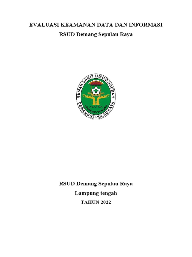 Evaluasi Keamanan Data Dan Informasi | PDF