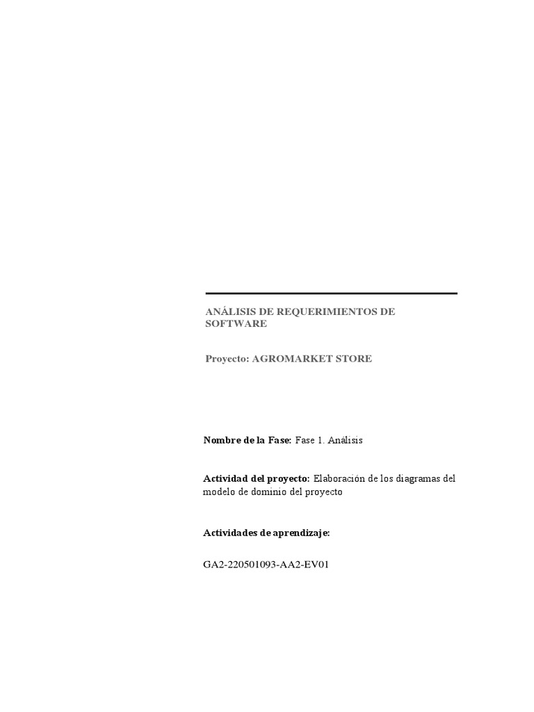 Evidencia GA2-220501093-AA2-EV01 - Elaboración de Los Diagramas Del ...