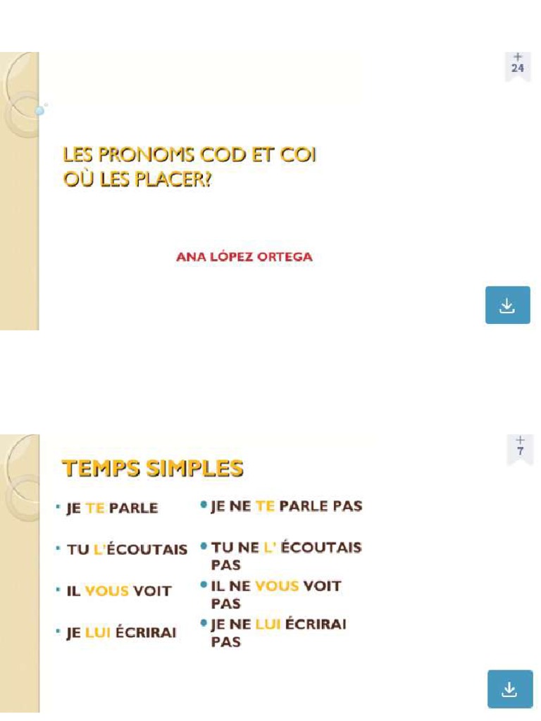 Cod Coi Français | PDF