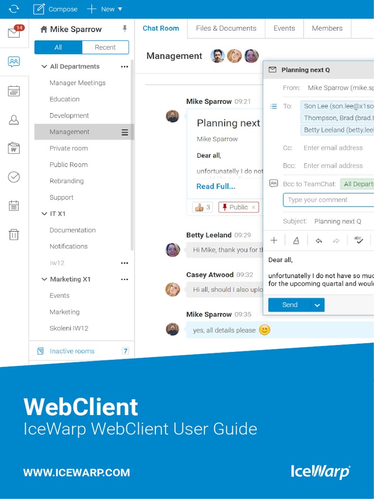 V 12 IceWarp WebClient User Guide | Download Free PDF | Icon (Computing) | Email Spam
