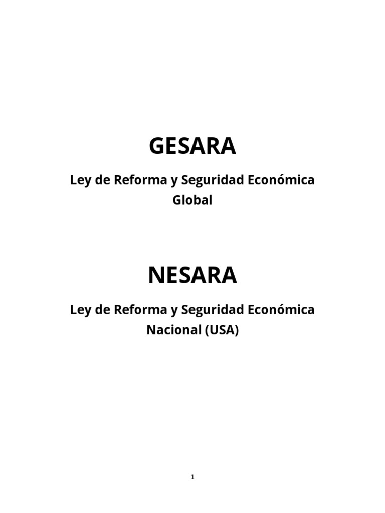 GESARA NESARA Documentos | PDF | Los Estados Unidos | Bancos