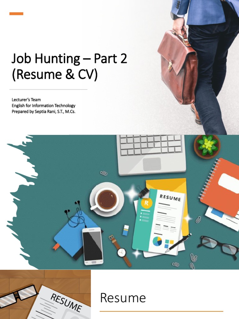 Resume dan CV untuk Job Hunting | PDF
