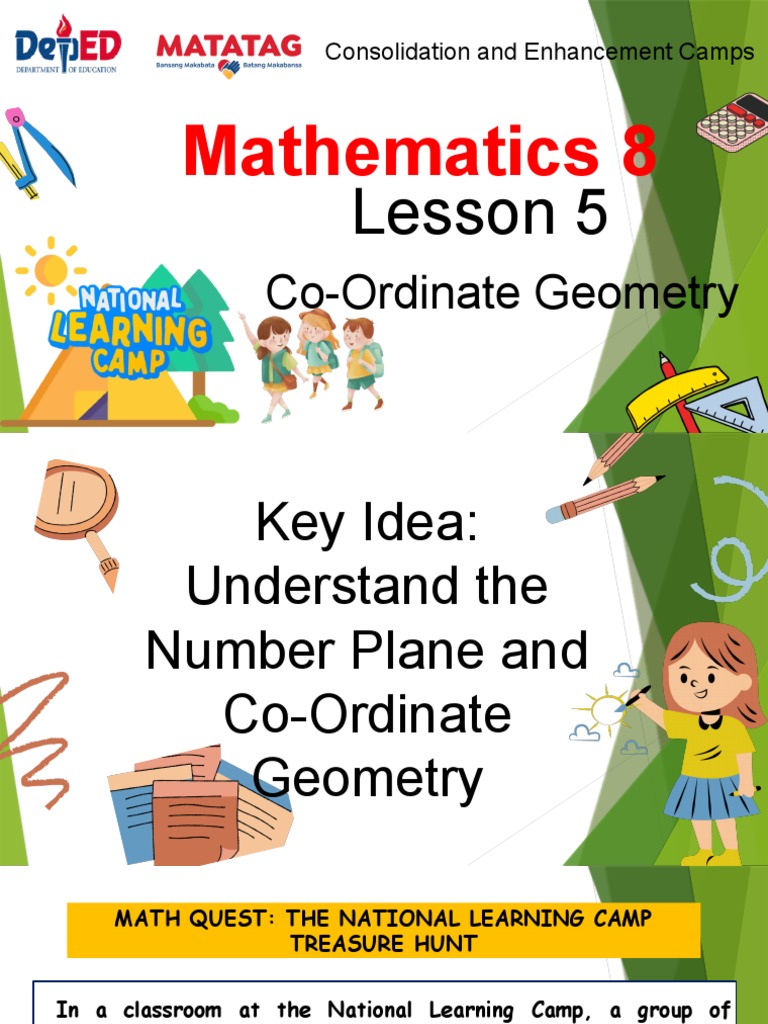 Math 8 - Lesson 5 | PDF | Variable (Mathematics) | Line (Geometry)
