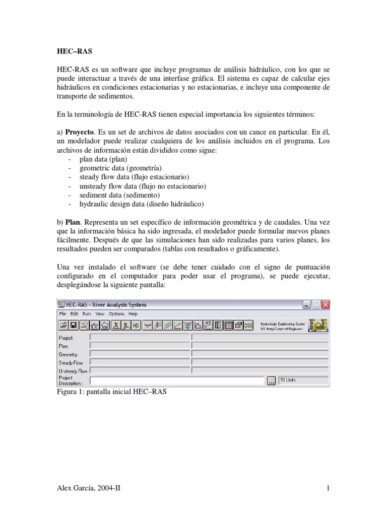 Hec Ras Manual A Garcia | PDF | Programa de computadora | Programación