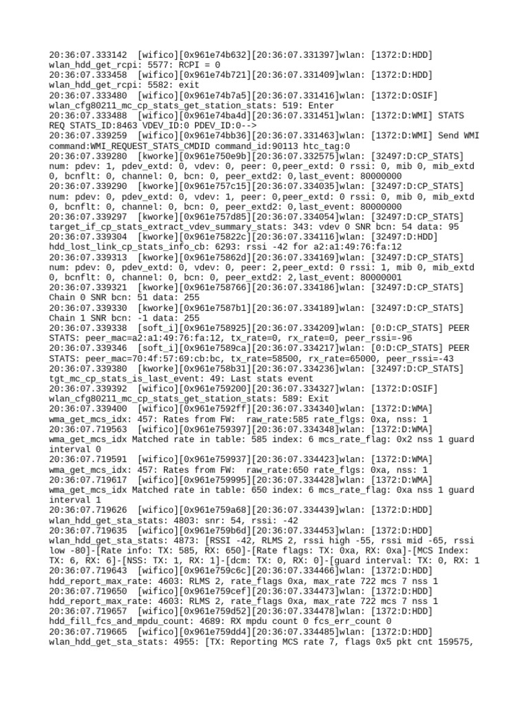 Host Driver Logs Current | PDF