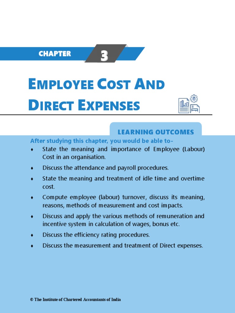 Employee Costs and Direct Expenses | PDF