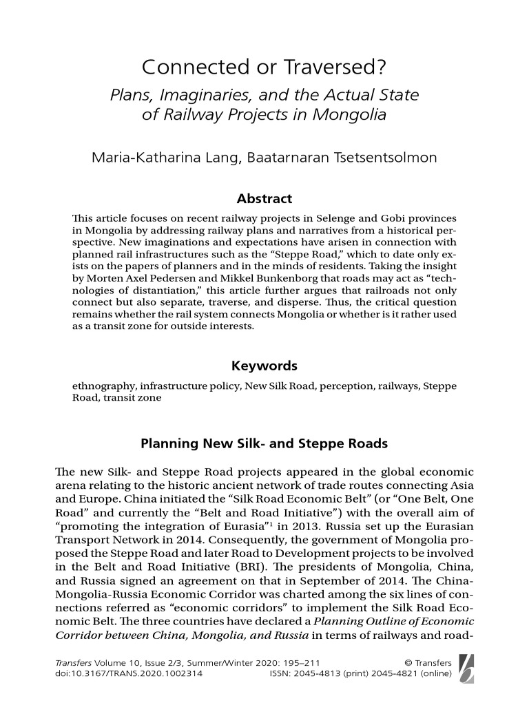 Connected or Traversed Plans | PDF