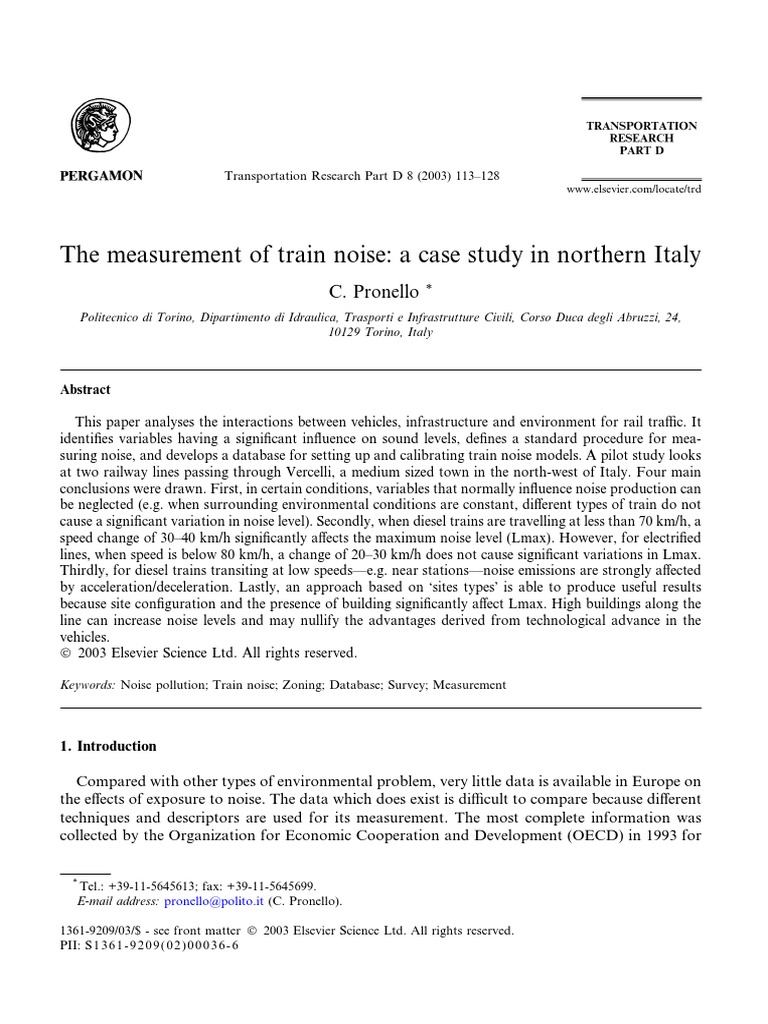 Transportation Research Part D- Transport and Environment | PDF