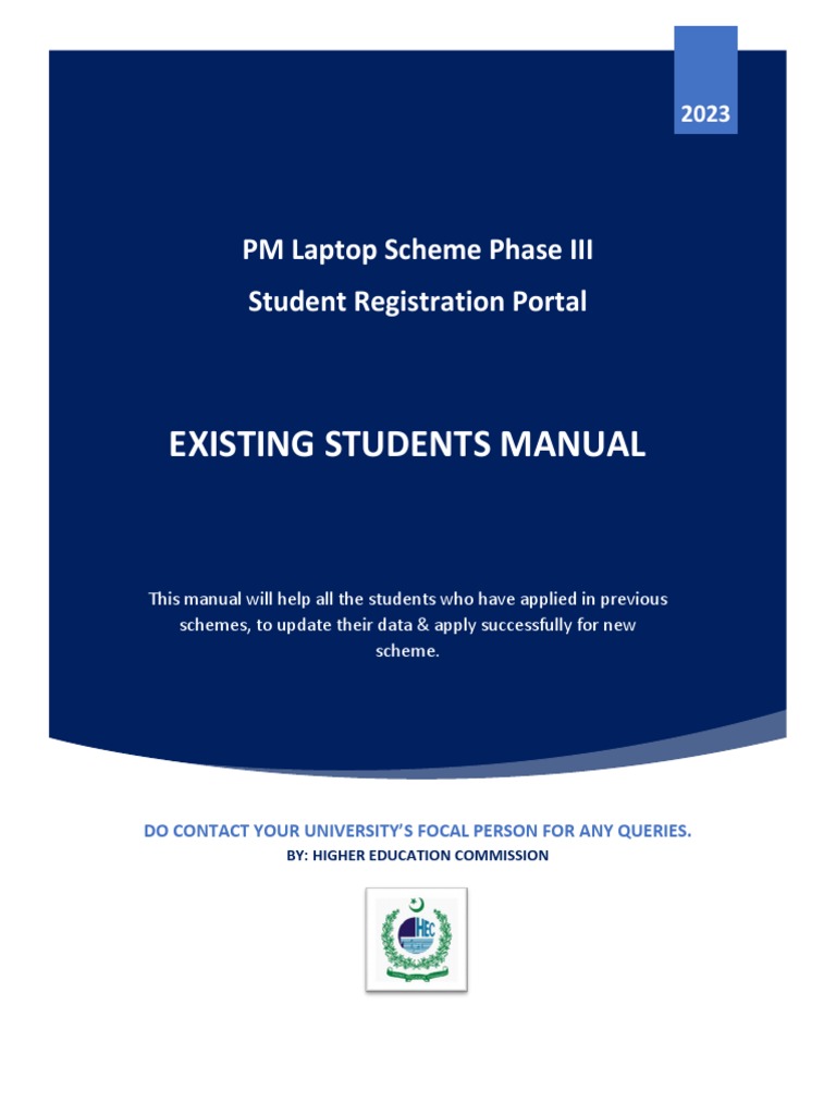Existing Students Record Update Manual | PDF