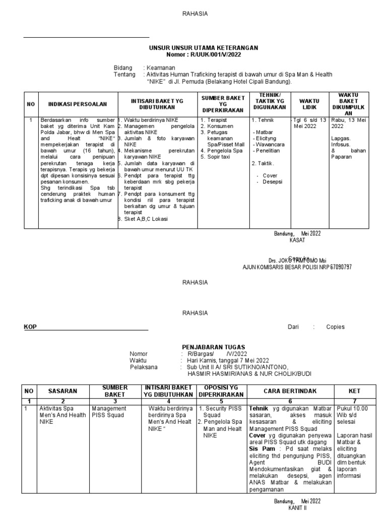 Contoh - UUK DAN BARGAS - Praktek | PDF